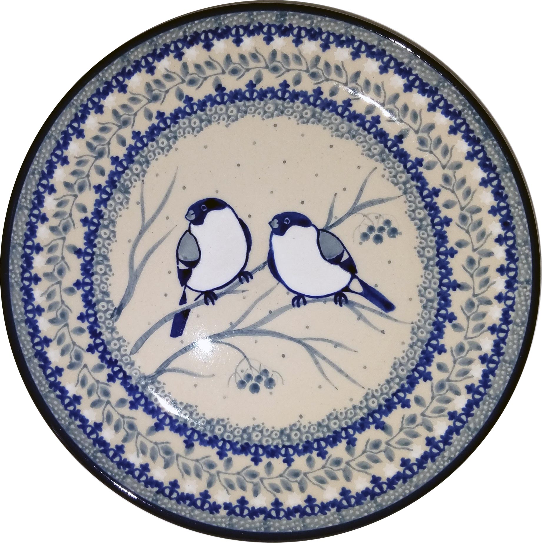Boleslawiec Polish Pottery Ceramika Artystyczna UNIKAT 4830 8" Dessert – Home of Polish Pottery
