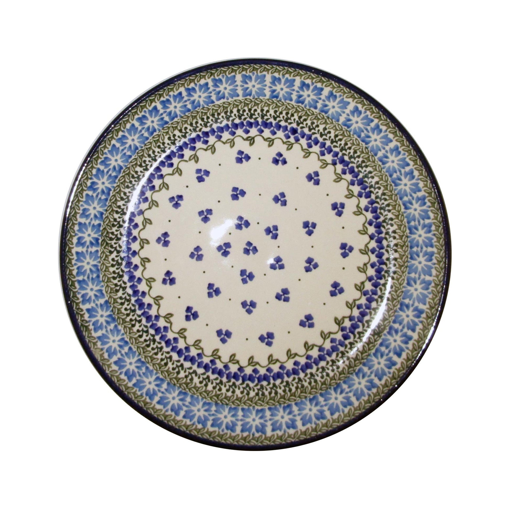 Hand-Painted Patterned Dinner Plates | Home of Polish Pottery
