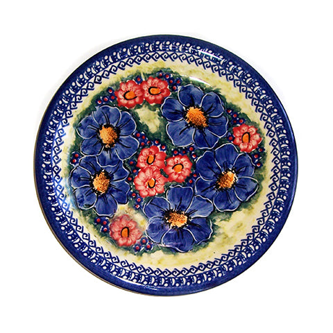 Blue Floral Ceramic Plates & Dinnerware | "Isabelle" Collection – Home ...