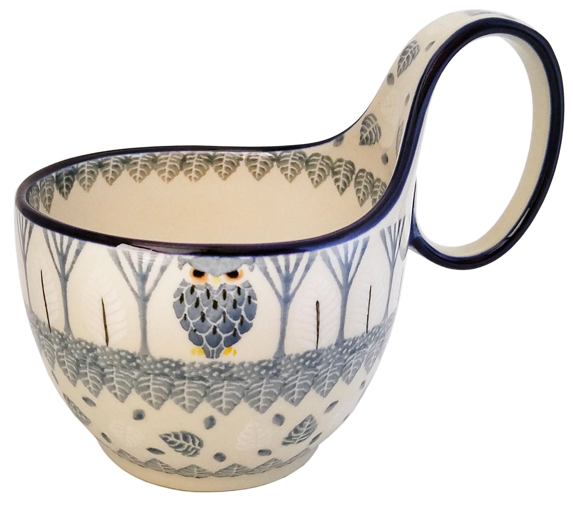 Polish Pottery Loop Handle Bowl - Soup, Serving, & More – Home of ...