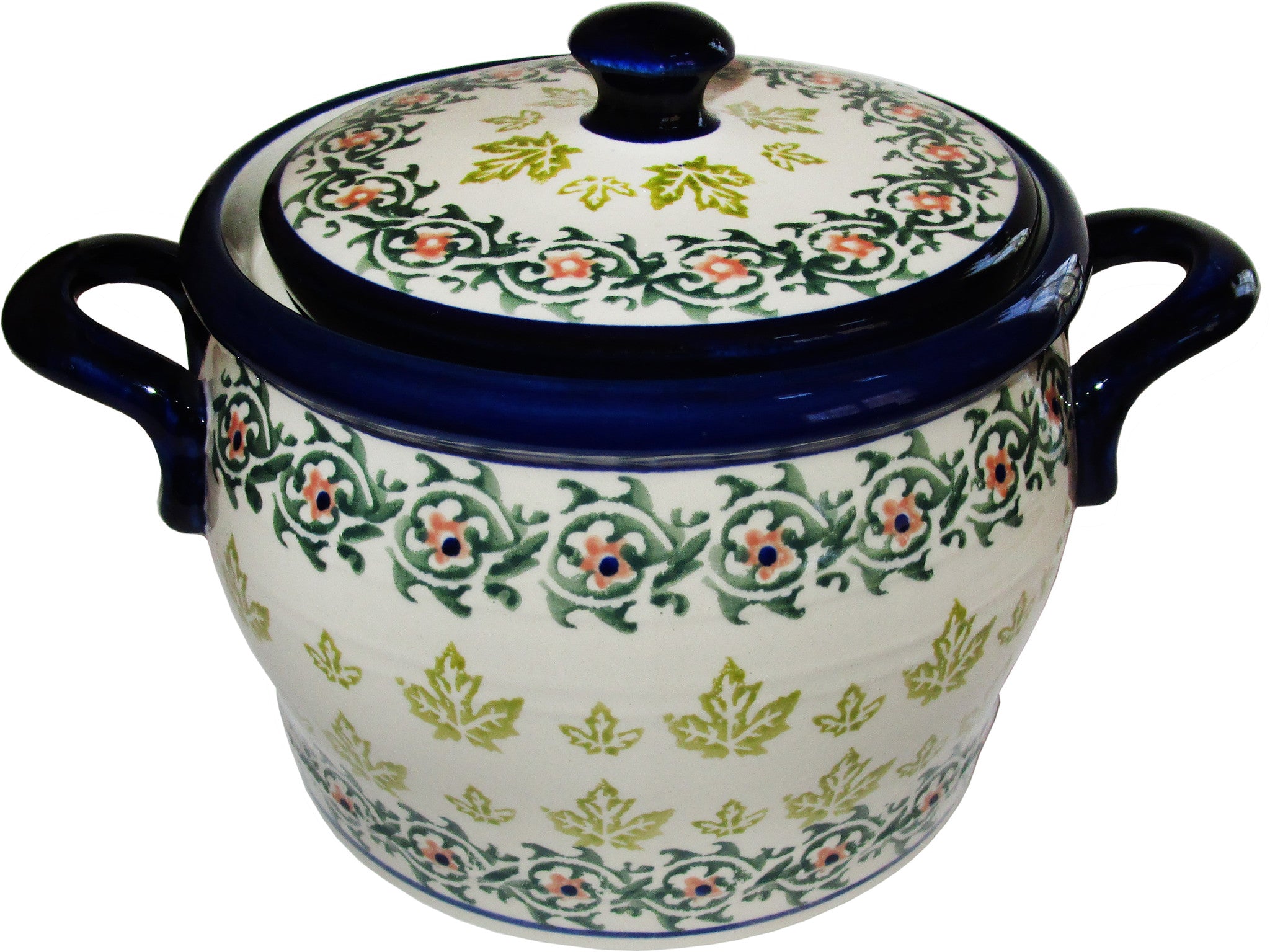 Boleslawiec Polish Pottery UNIKAT Baker Bean Pot Tureen "Vermont ...
