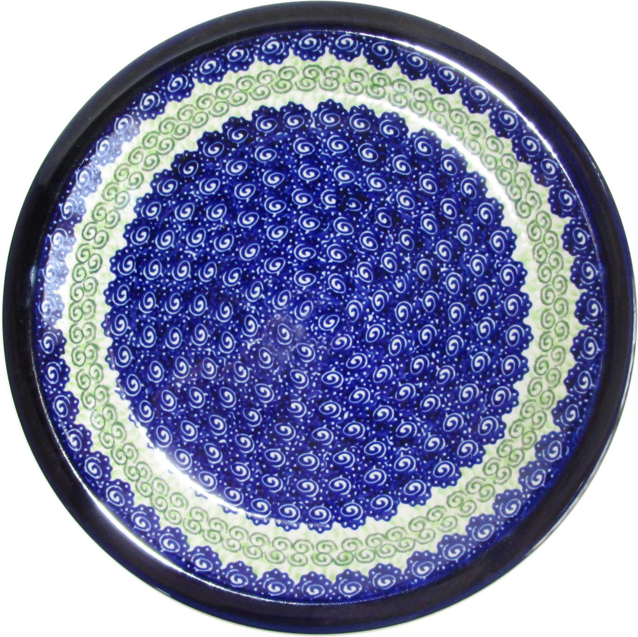 Boleslawiec Polish Pottery UNIKAT 10.75" Dinner Serving Plate "Alex ...