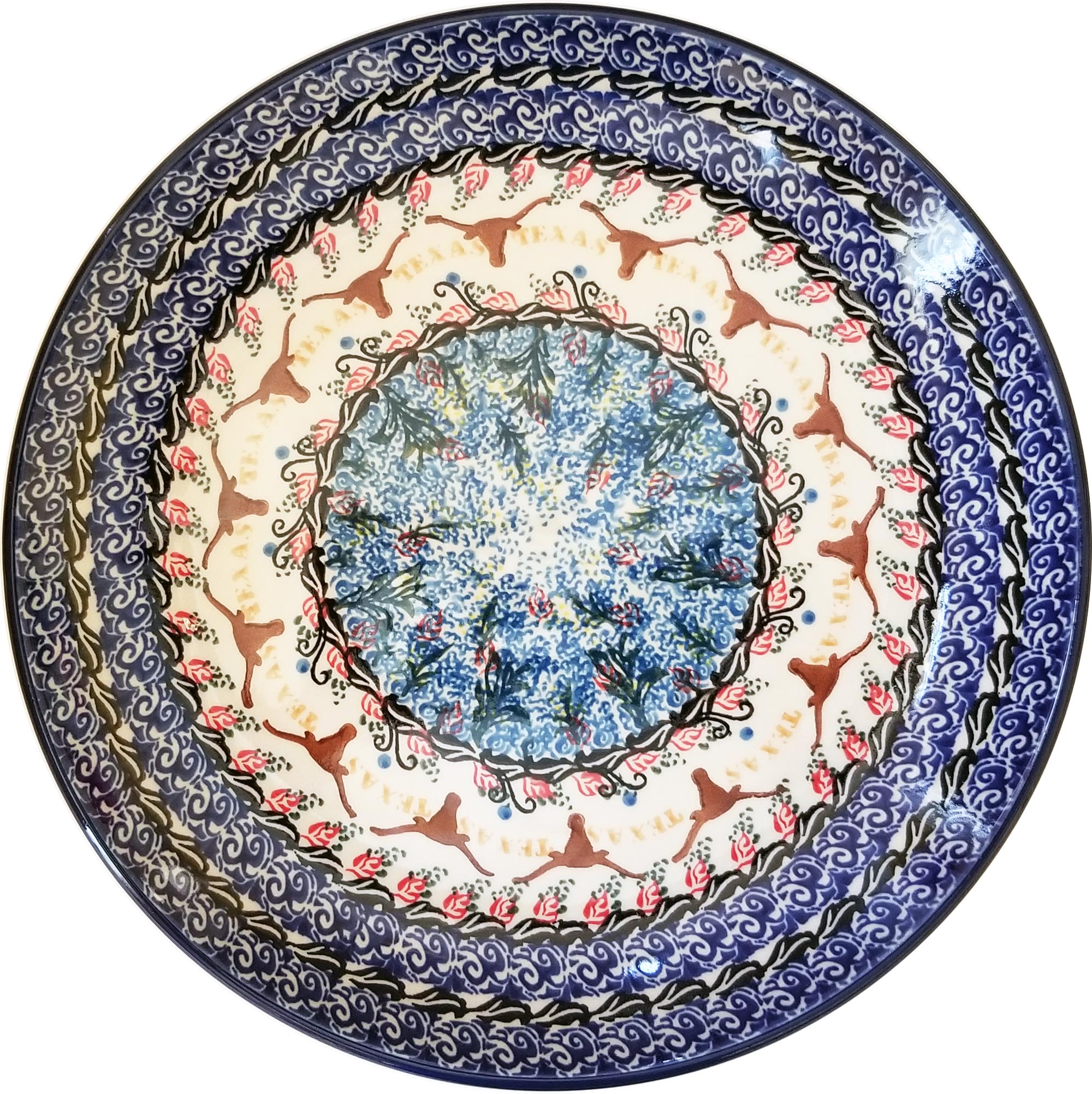 Boleslawiec Polish Pottery Ceramika Artystyczna Unikat 4315 10" Dinner ...