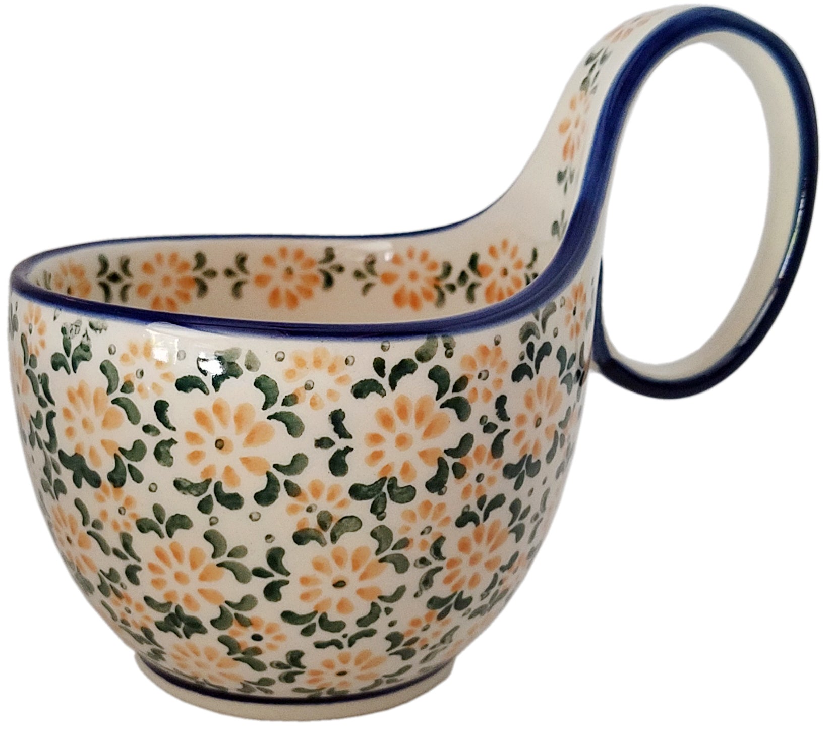 Boleslawiec Polish Pottery Bowl with Loop Handle CA 1019 – Home of ...