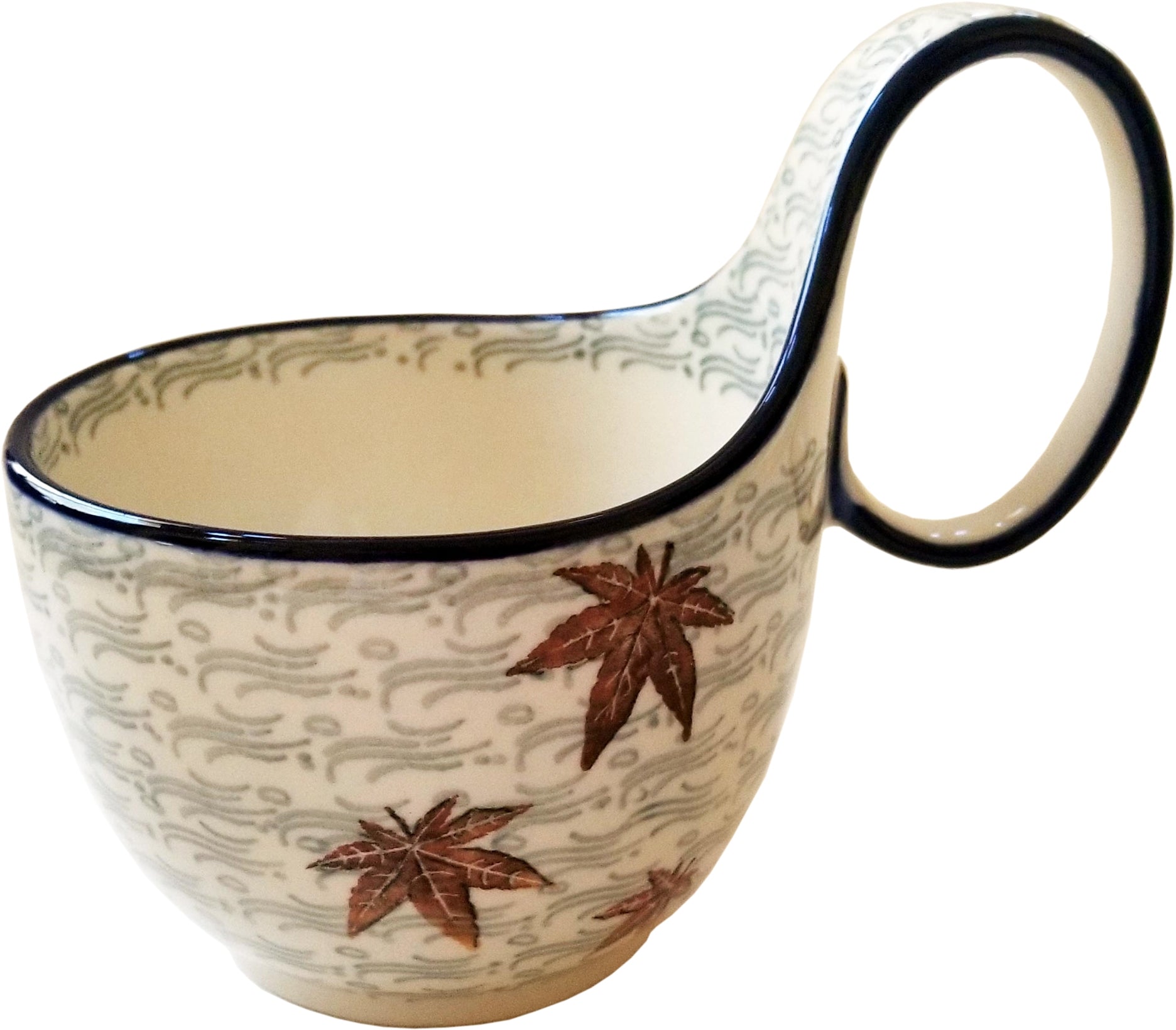 Boleslawiec Polish Pottery Bowl with Loop Handle CA 2531 – Home of ...